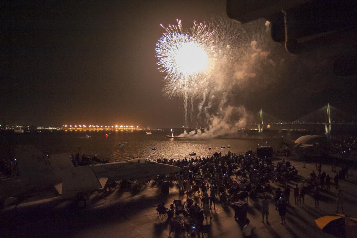 4th of July Fireworks Spectacular | Patriots Point Naval & Maritime Museum